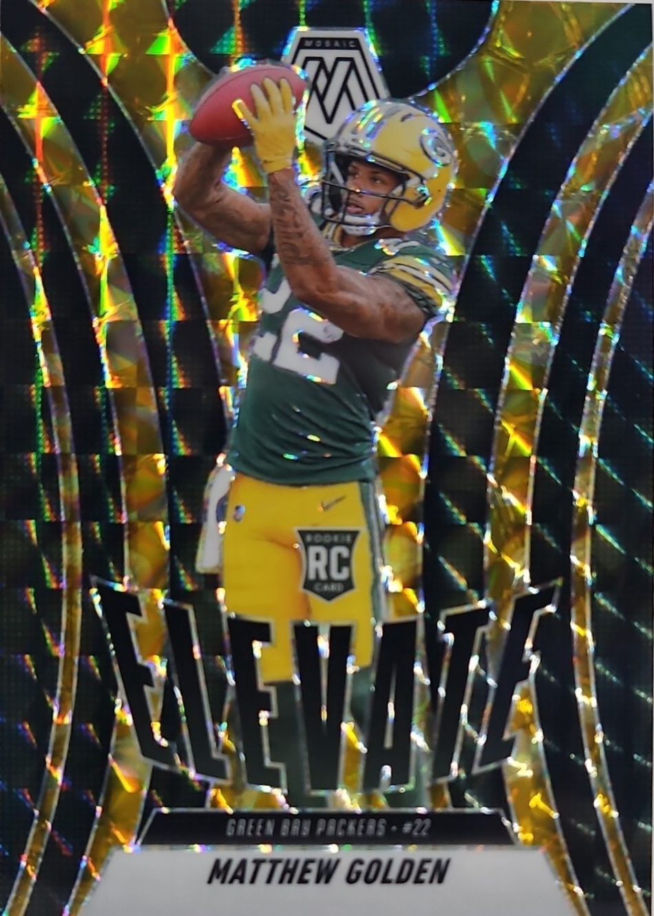 Matthew Golden 2025 Mosaic #3 Elevate - Reactive Yellow /89 Price Guide ...
