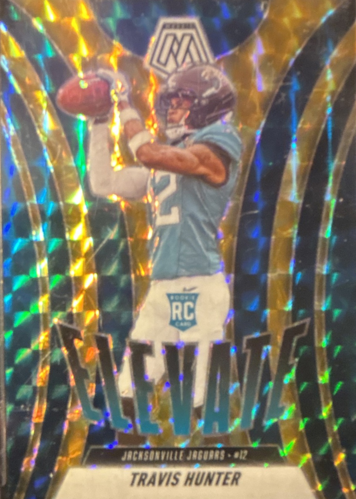 Travis Hunter 2025 Mosaic #1 Elevate - Reactive Yellow /89 Price Guide ...
