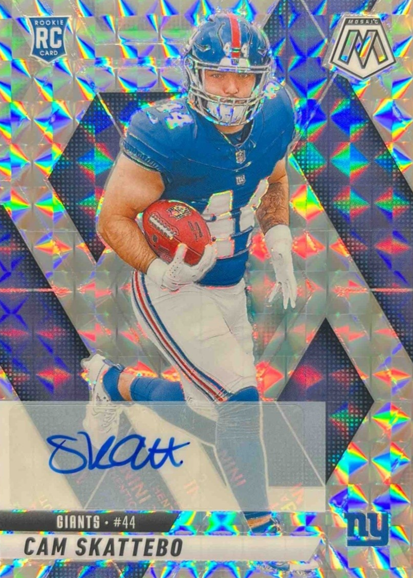 Cam Skattebo 2025 Mosaic #305 Rookie Autographs Price Guide - Sports Card Investor