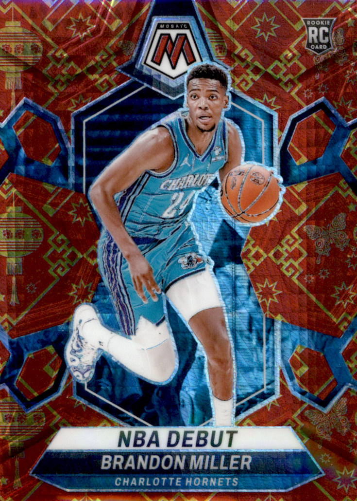Brandon Miller 2023 Mosaic #252 NBA Debut - Lucky Envelopes /8 Price ...