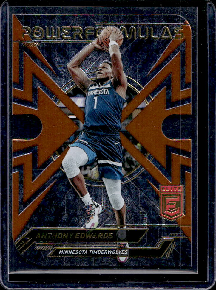 Anthony Edwards 2022 Elite #6 Power Formulas - Orange Die-Cut Price ...