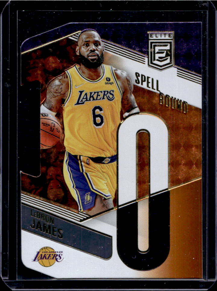 LeBron James 2022 Elite #5 Spellbound - Orange die-cut Price Guide ...