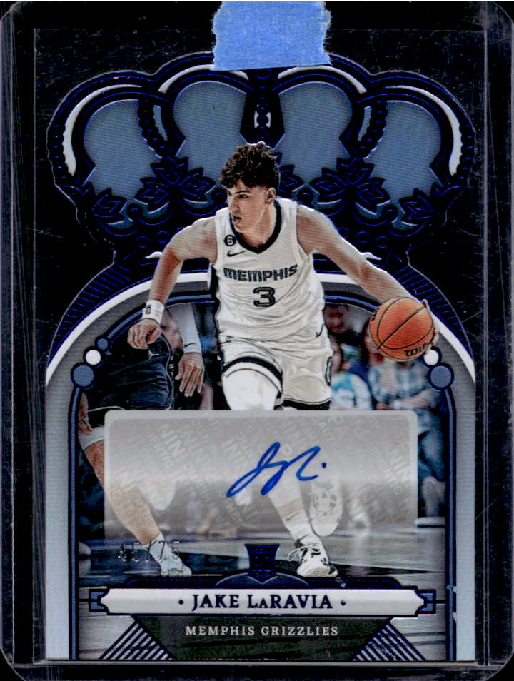 Jake LaRavia 2022 Crown Royale #RCA-JLR Rookie Crown Autographs - Blue ...