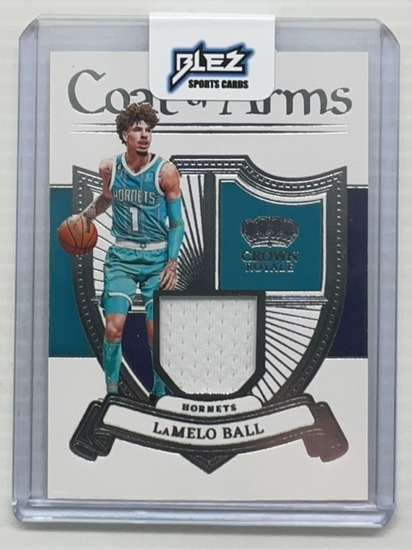 LaMelo Ball 2022 Crown Royale #COA-LMB Coat of Arms Price Guide ...