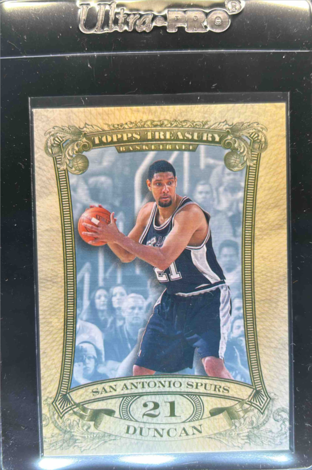 Tim Duncan 2008 Topps Treasury #3 Rip Cards Platinum /1 Price Guide ...
