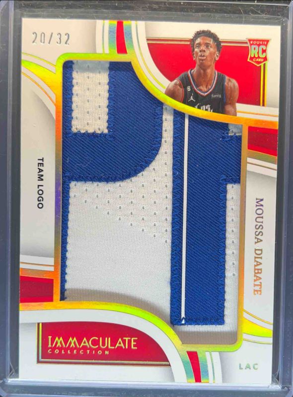 Moussa Diabate 2022 Immaculate #JP-MDA Jumbo Patches Team Logo /5 Price ...