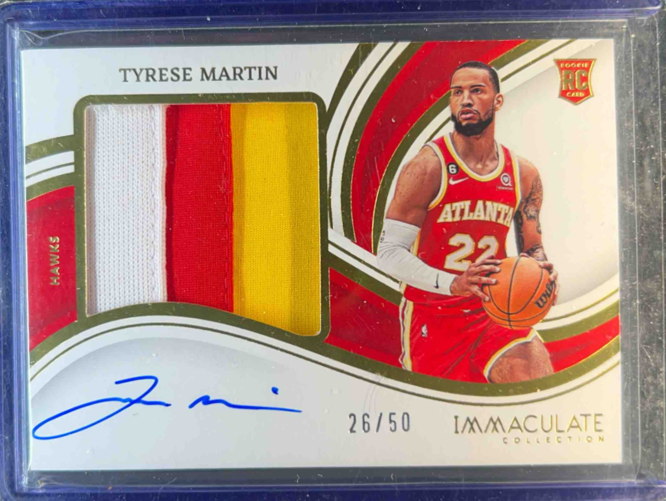 Tyrese Martin 2022 Immaculate #PPA-TYM Premium Patch Autographs Price ...