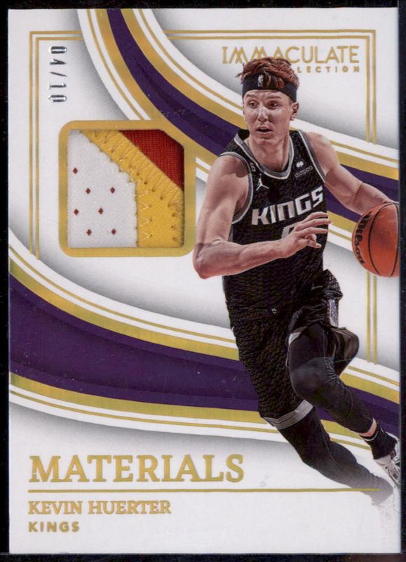 Kevin Huerter 2022 Immaculate #ICM-HUE Materials - Gold /10 Price Guide ...
