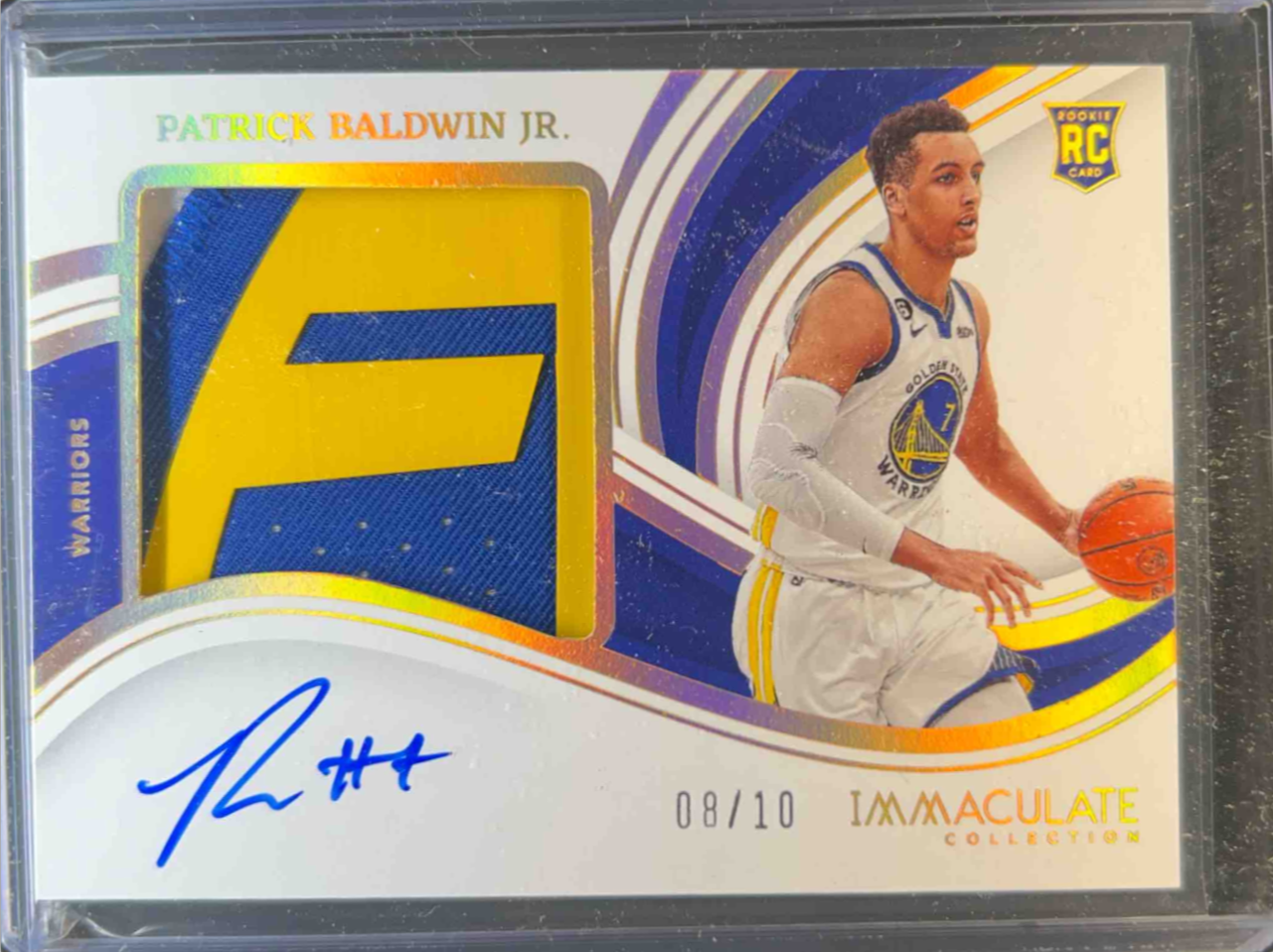 Patrick Baldwin Jr. 2022 Immaculate #PPA-PNJ Premium Patch Autographs ...