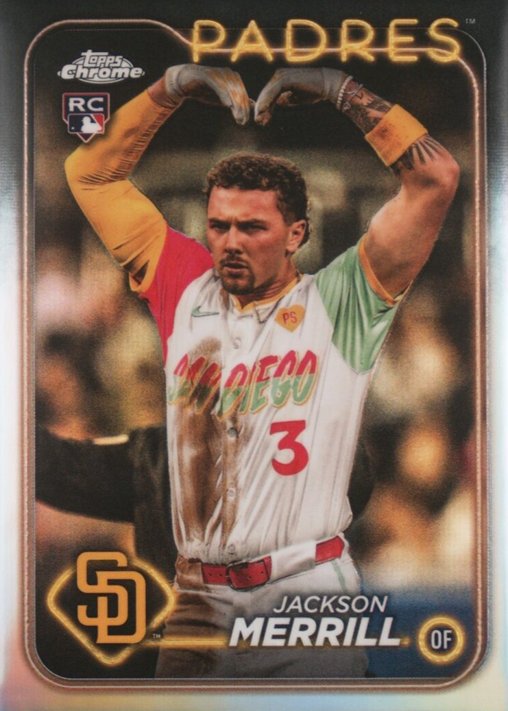 Jackson Merrill 2024 Topps Chrome #207 Image Variation (City Connect ...