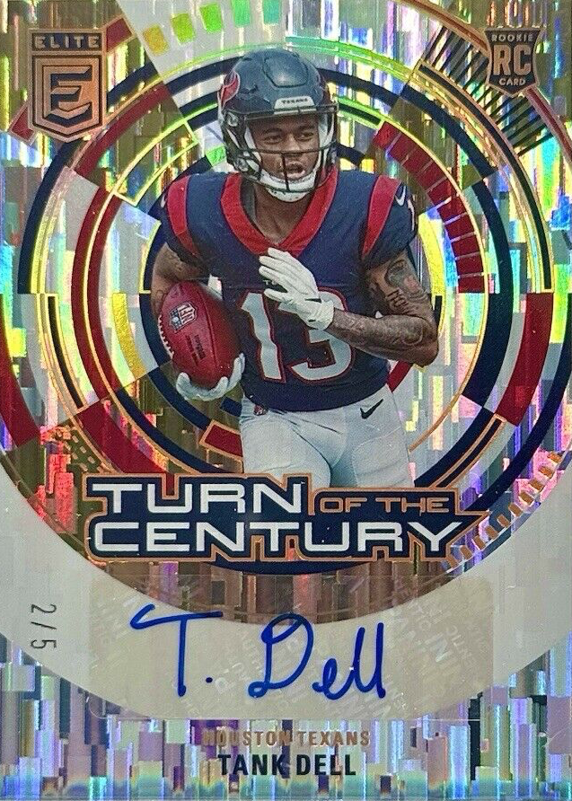 Tank Dell 2023 Elite #TC-TAN Turn of the Century Autographs - Gold /5 ...