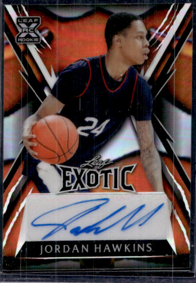 Jordan Hawkins 2022 Leaf Exotic #BA-JH2 Prismatic Fish /2 Price Guide ...