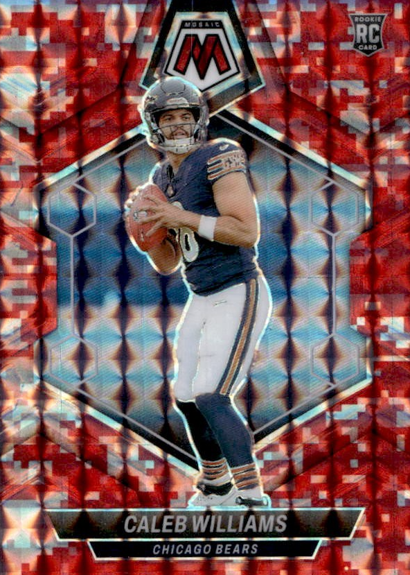 Caleb Williams 2024 Mosaic #301 Red Camo Price Guide - Sports Card Investor