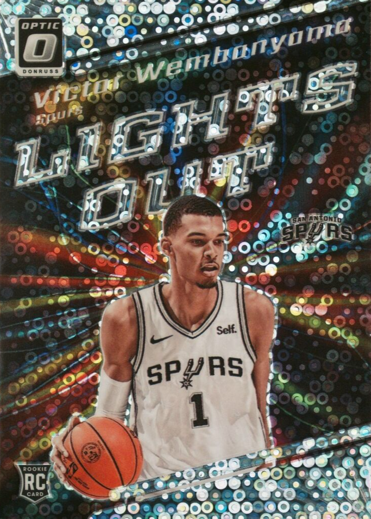 Victor Wembanyama 2023 Optic #4 Lights Out - Fast Break Price Guide - Sports Card Investor