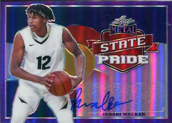 Jabari Walker 2021 Leaf Metal #SP-JW1 State Pride Autographs - Purple ...