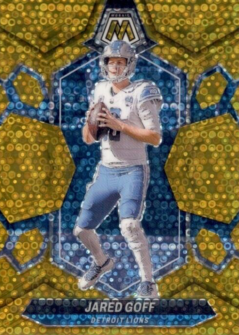 Jared Goff 2024 Mosaic #71 No Huddle Gold /10 Price Guide - Sports Card ...