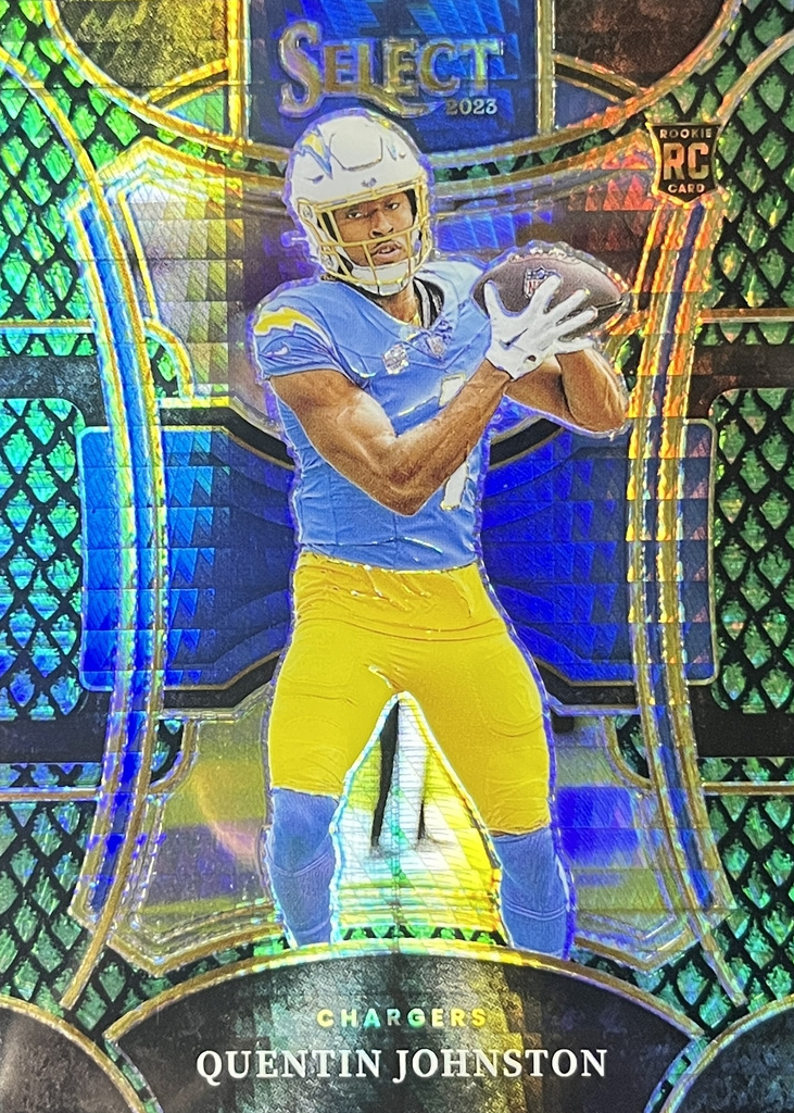 Quentin Johnston 2023 Select #453 Suite Level Dragon Scale /70 Price ...