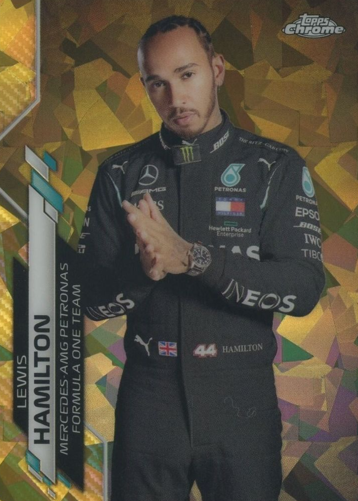 Lewis Hamilton 2020 Topps Chrome Formula 1 Sapphire Edition #1 Gold /50 ...