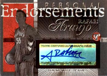Rafael Araujo 2004 Topps Pristine #PE-RA Personal Endorsements Price ...