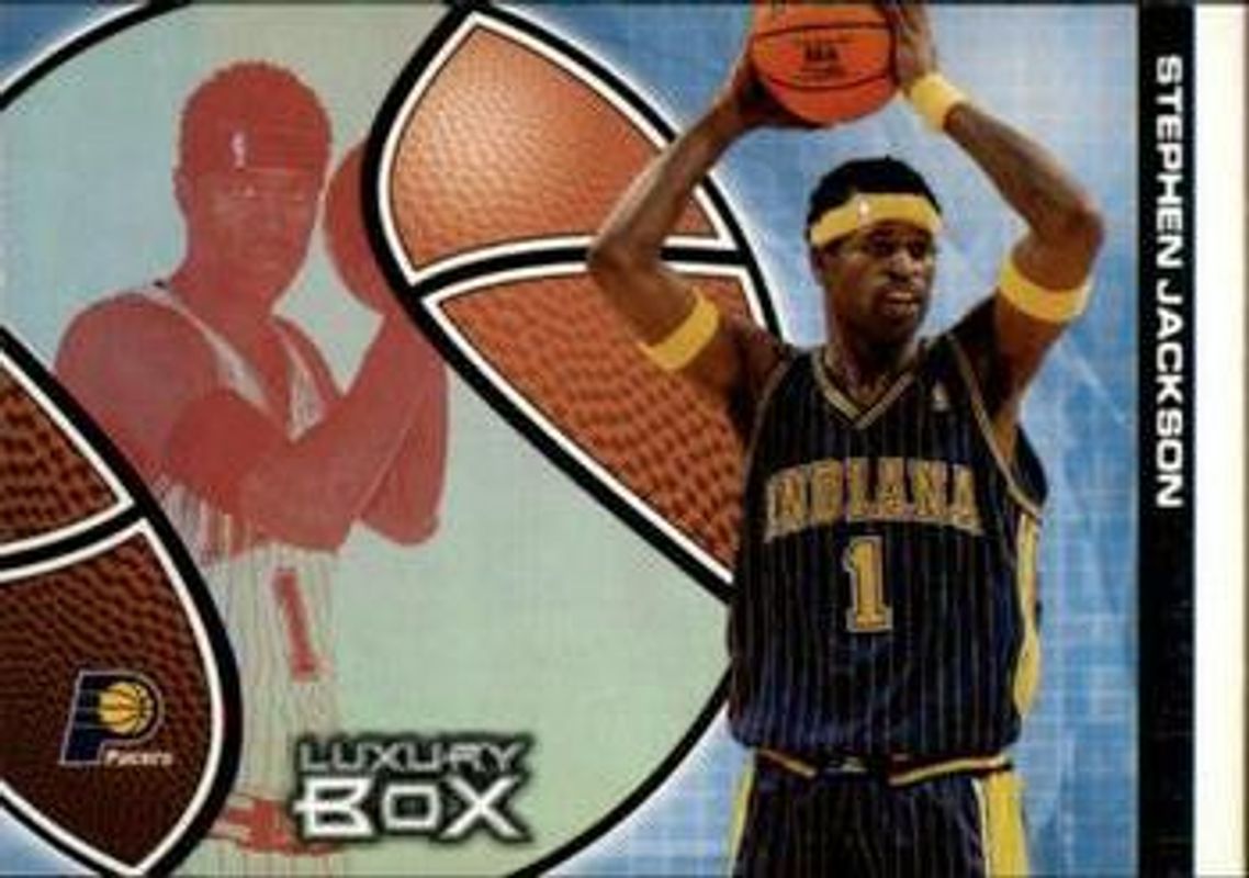 Stephen Jackson 2004 Topps Luxury Box #12 Season Tickets Price Guide ...