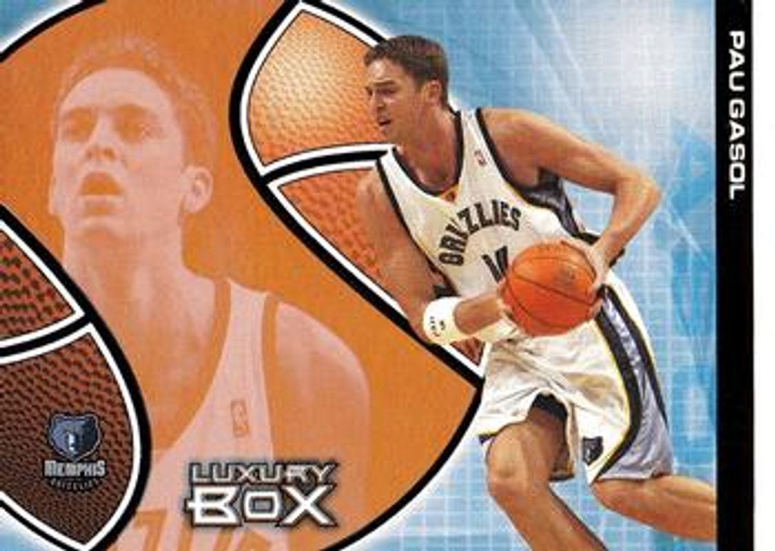 Pau Gasol 2004 Topps Luxury Box #80 Loge Level /100 Price Guide ...