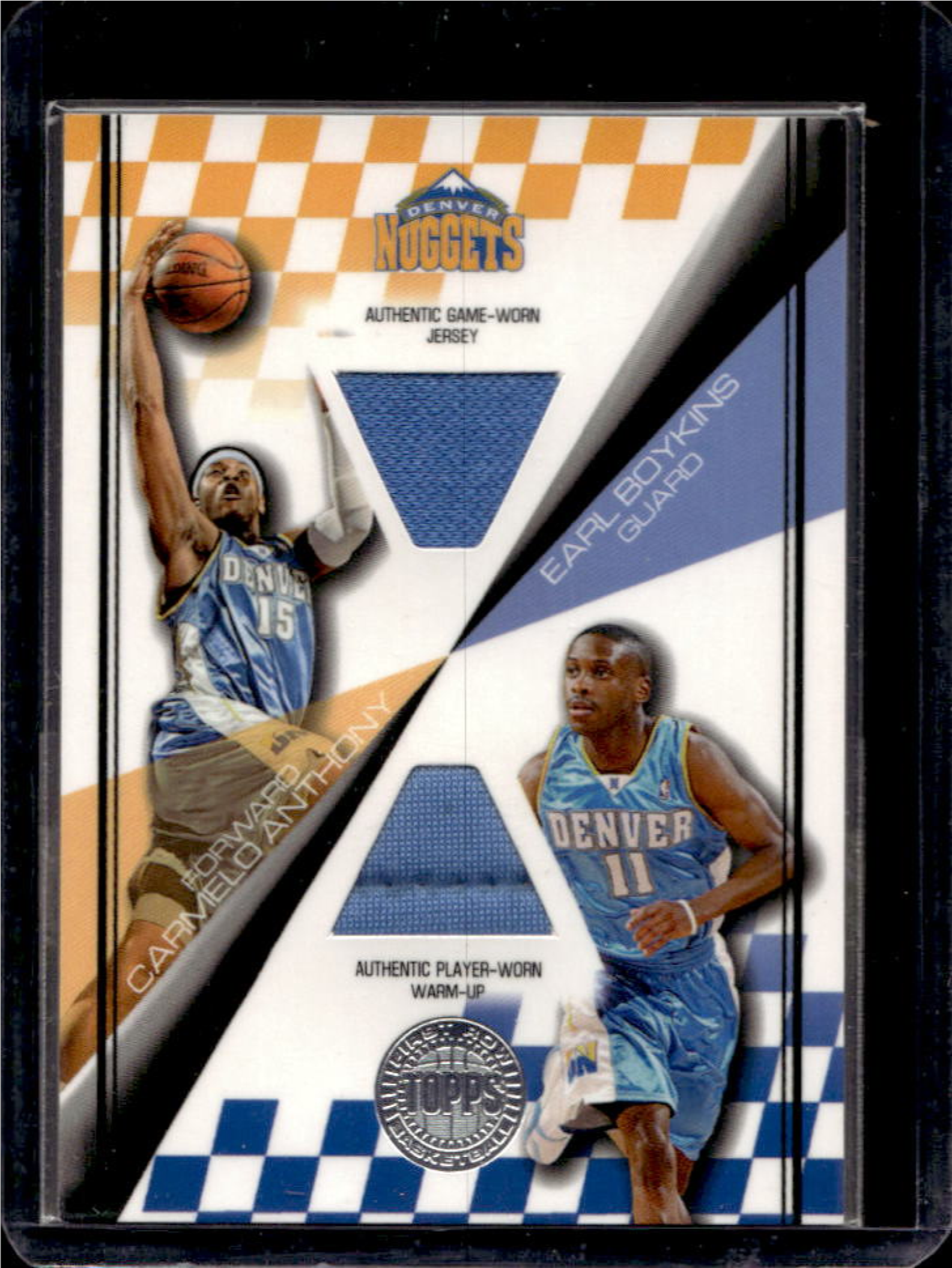 Carmelo Anthony / Earl Boykins 2005 Topps First Row #AO-AB Alley Oop ...