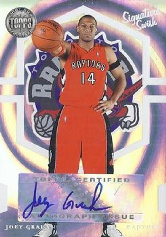 Joey Graham 2005 Topps First Row #SS-JG Signatures Swish /150 Price ...