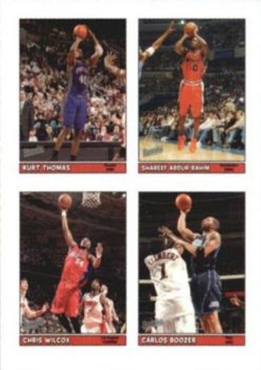 Carlos Boozer / Chris Wilcox / Kurt Thomas / Shareef Abdur-Rahim ...