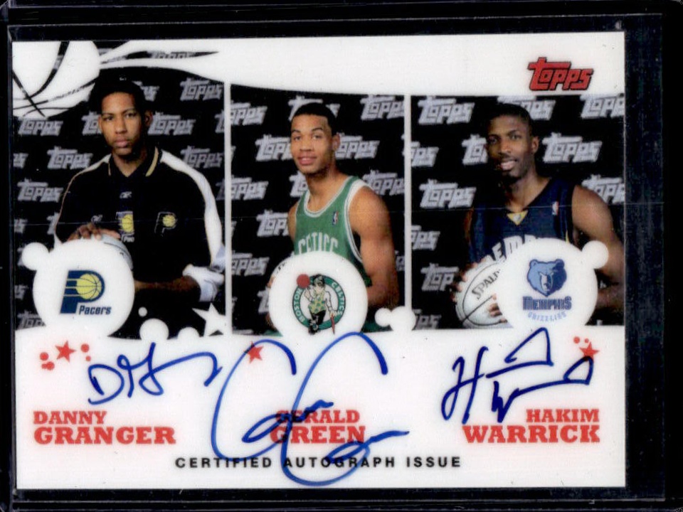 Danny Granger / Gerald Green / Hakim Warrick Basketball Cards Price ...