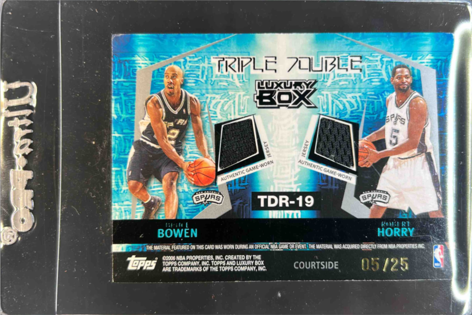 Bruce Bowen / Manu Ginobili / Tim Duncan / Tony Parker 2005 Topps ...