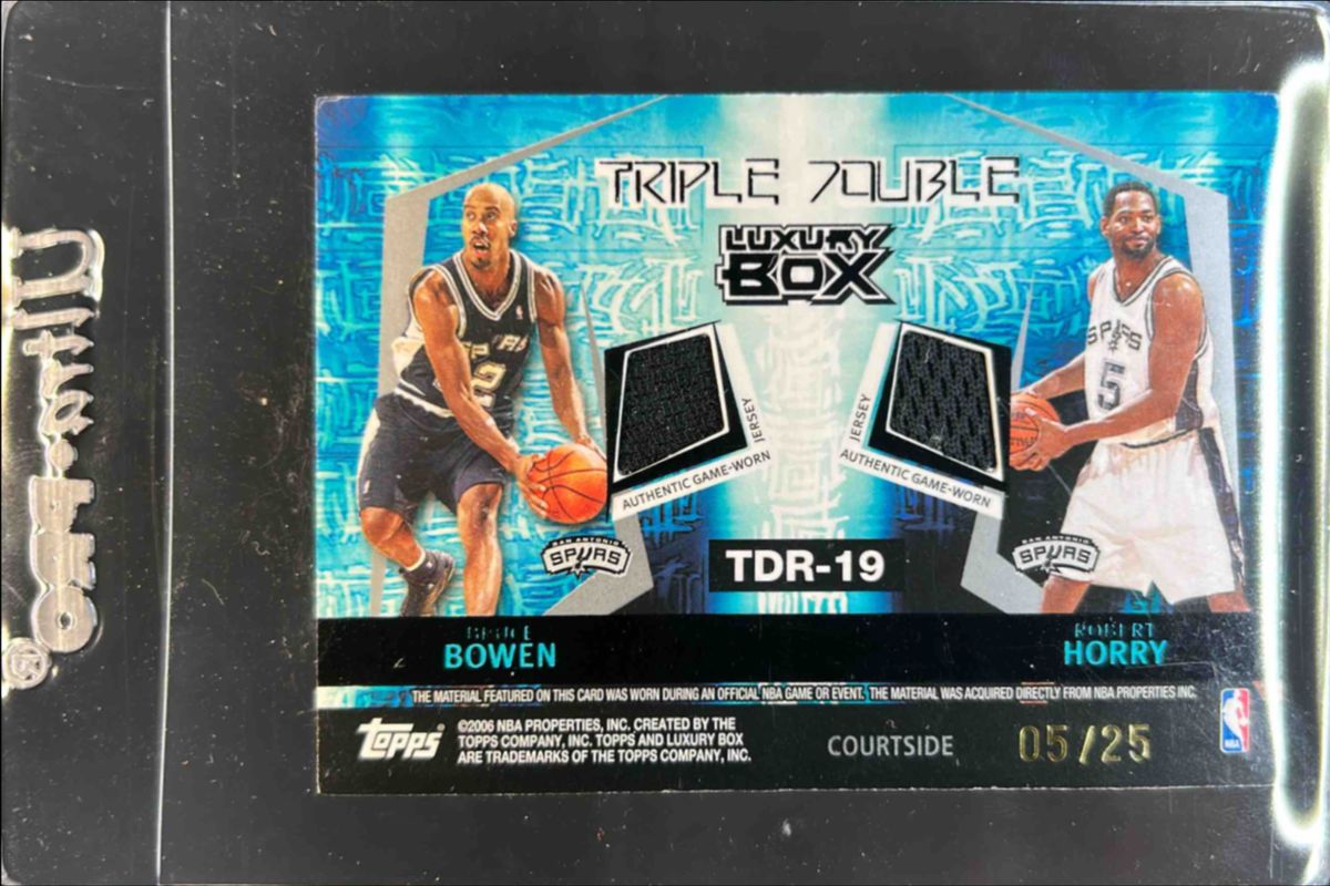 Bruce Bowen / Manu Ginobili / Tim Duncan / Tony Parker 2005 Topps ...