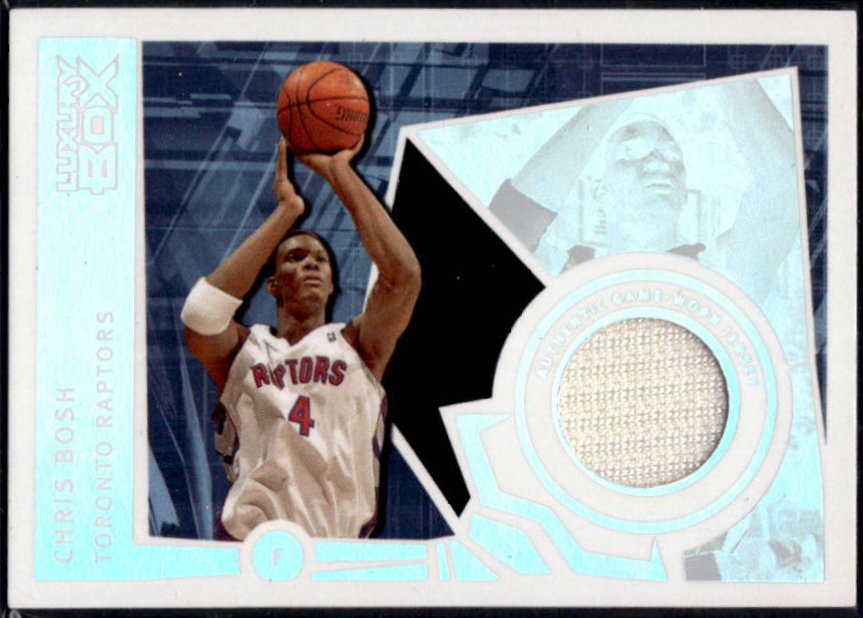 Chris Bosh 2005 Topps Luxury Box #TMR-CBO The Machine Relics /225 Price ...