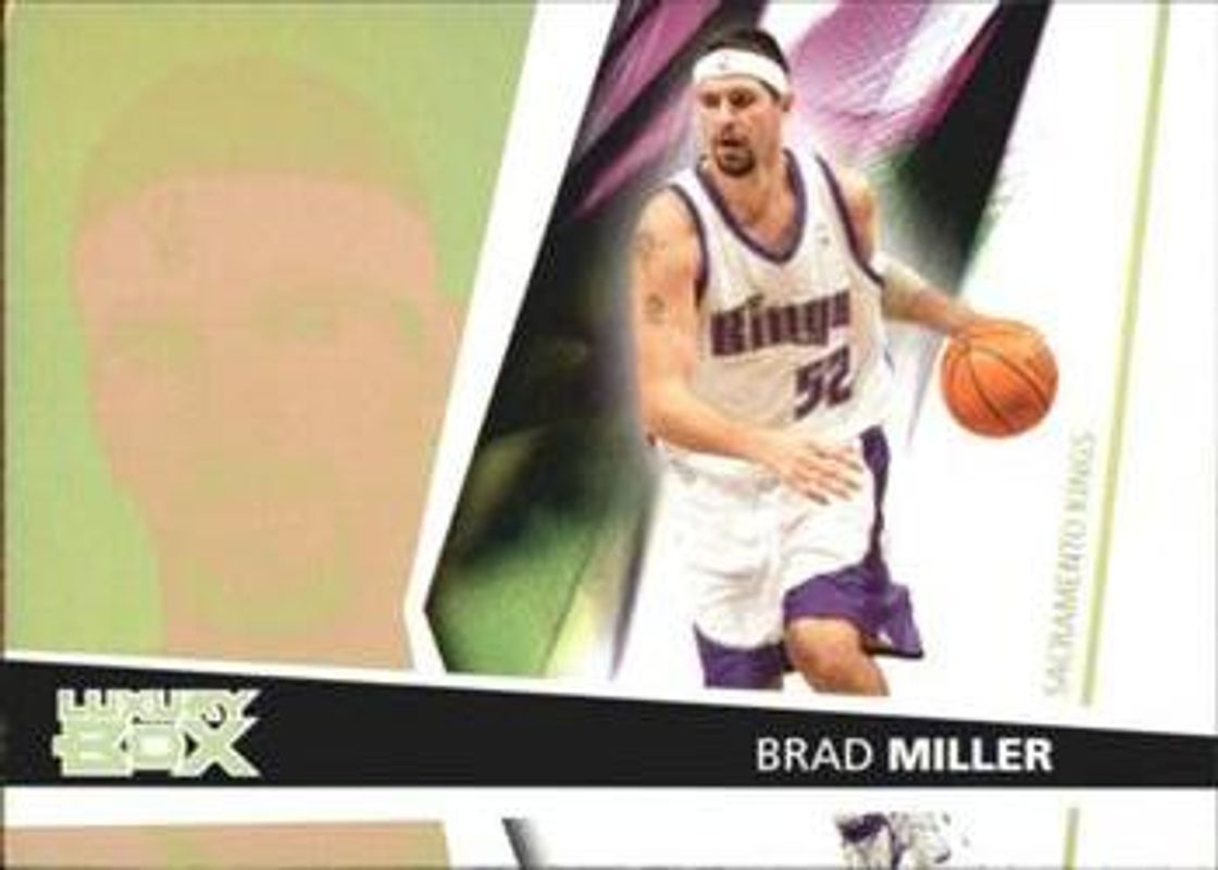 Brad Miller (NBA) 2005 Topps Luxury Box #40 Mezzanine /350 Price Guide ...