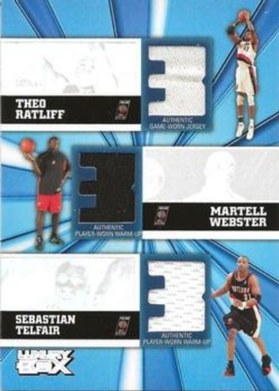 Martell Webster / Sebastian Telfair / Theo Ratliff Basketball Cards ...