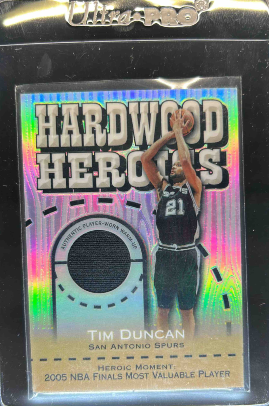 Tim Duncan 2005 Topps Chrome #HH-TD Hardwood Heroics Refractor /99 ...