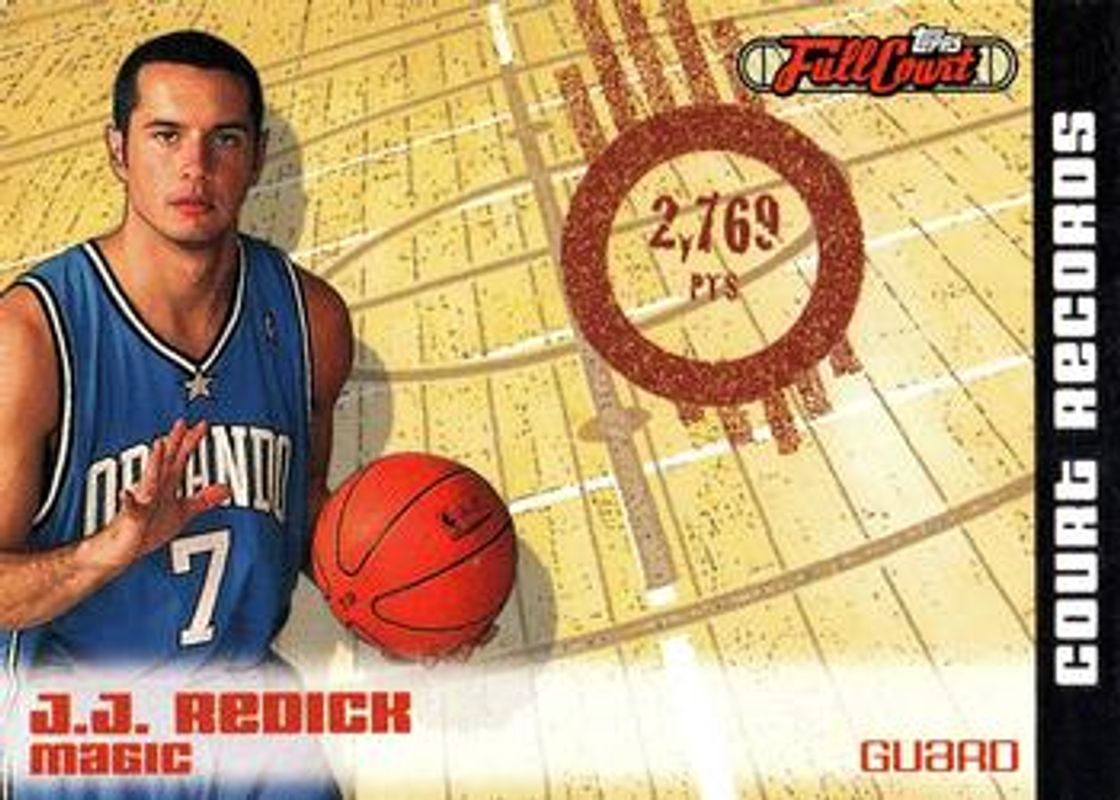 JJ Redick 2006 Topps Full Court #CR9 Court Records /1499 Price Guide ...
