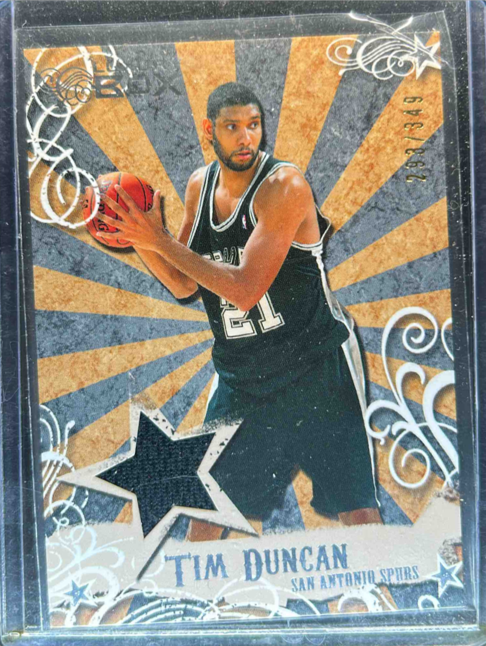 Tim Duncan 2006 Topps Luxury Box #MR-TD Mezzanine Relics /349 Price ...