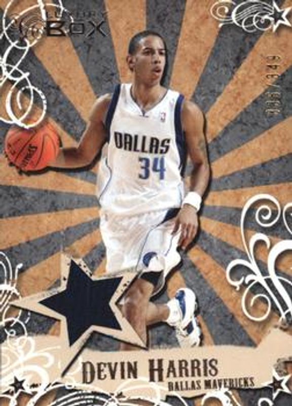 Devin Harris 2006 Topps Luxury Box #MR-DH Mezzanine Relics /349 Price ...