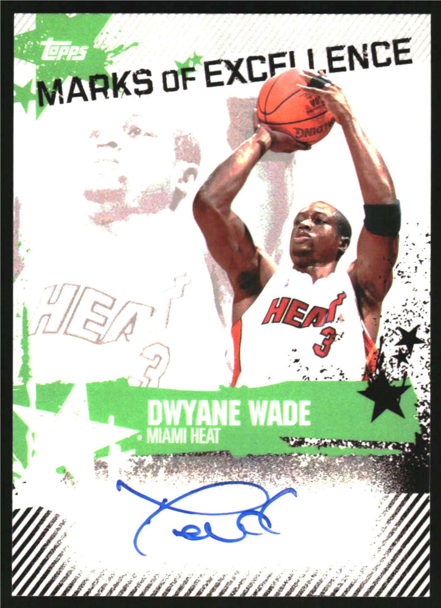 Dwyane Wade 2006 Topps #ME-DW Marks of Excellence Price Guide - Sports ...