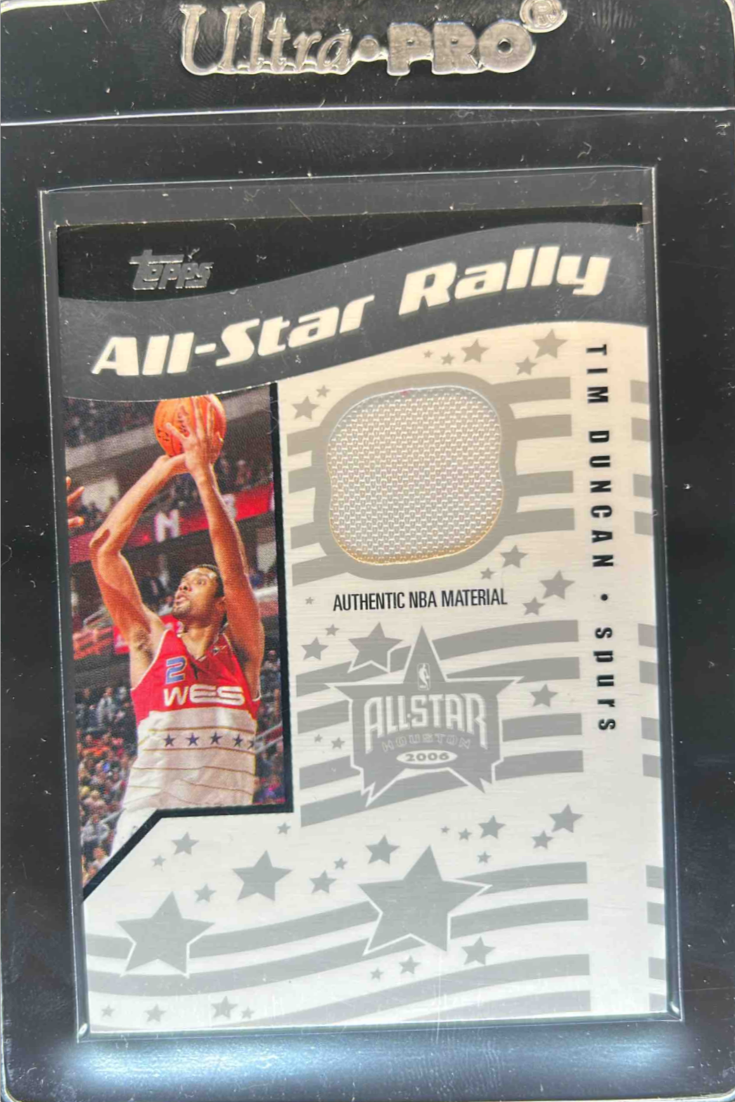 Tim Duncan 2006 Topps Big Game #ASR-TD All Star Rally Relics Jerseys ...