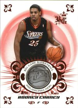 Rodney Carney 2006 Topps Big Game #109 Red /129 Price Guide - Sports ...
