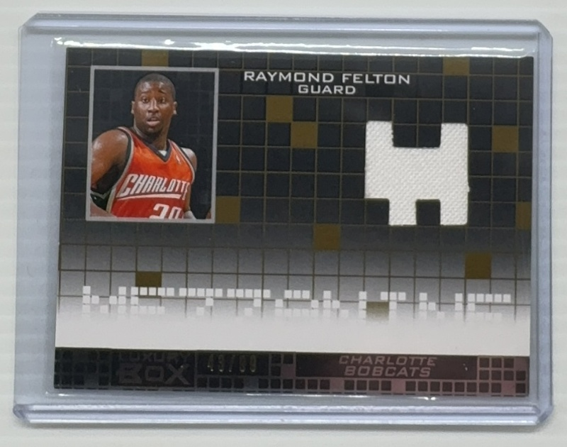 Raymond Felton 2007 Topps Luxury Box #MR-RF Mezzanine Relics - Gold /99 ...