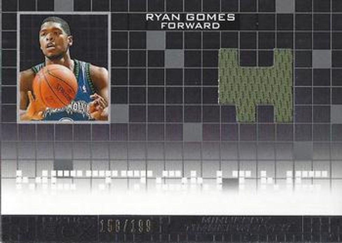 Ryan Gomes 2007 Topps Luxury Box #MR-RGO Mezzanine Relics /199 Price ...