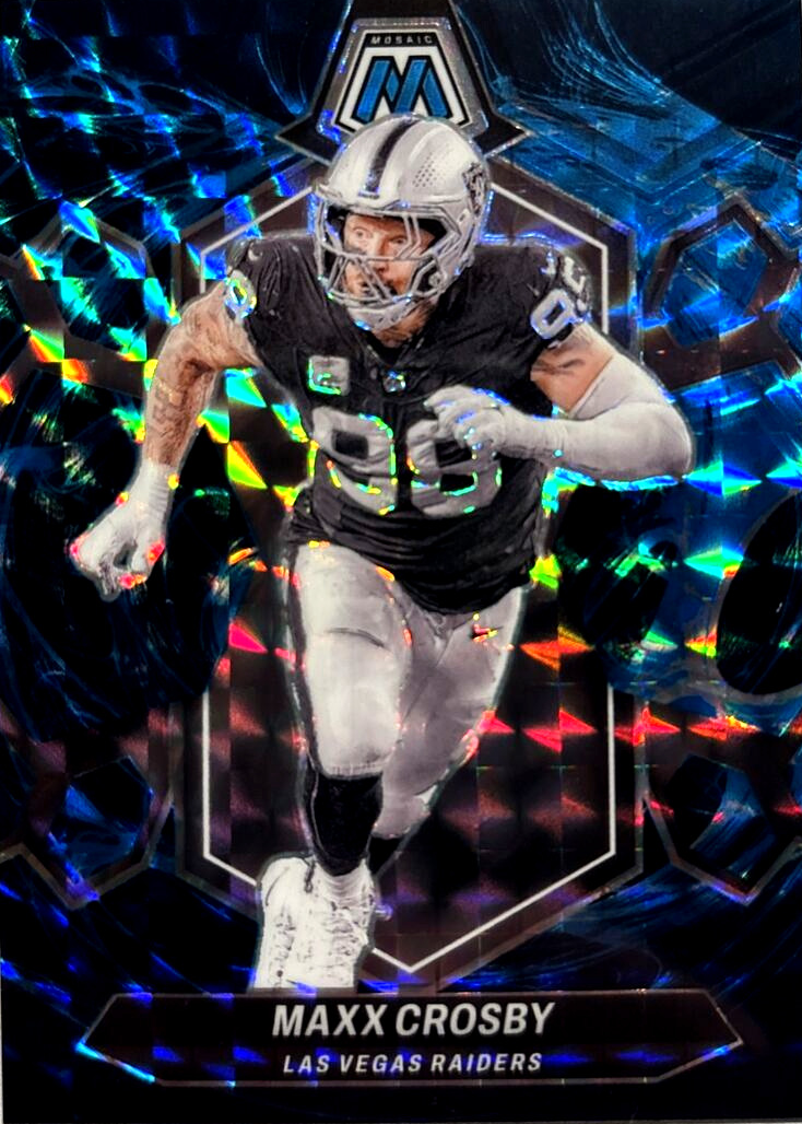 Maxx Crosby 2024 Mosaic #118 Genesis /(SSP) Price Guide - Sports Card ...