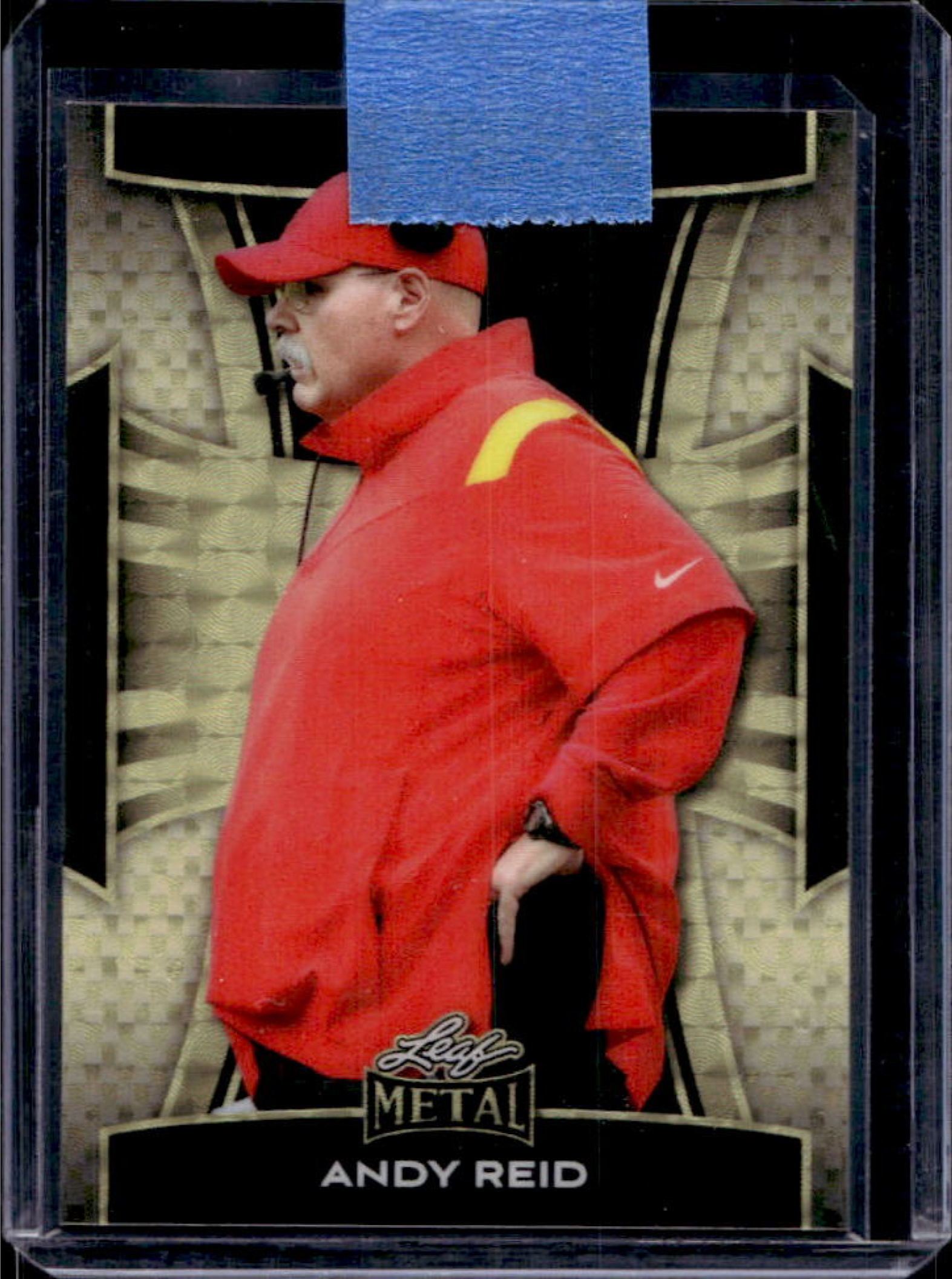 Andy Reid 2025 Leaf Metal #5 Super Prismatic Gold Silver /1 Price Guide ...