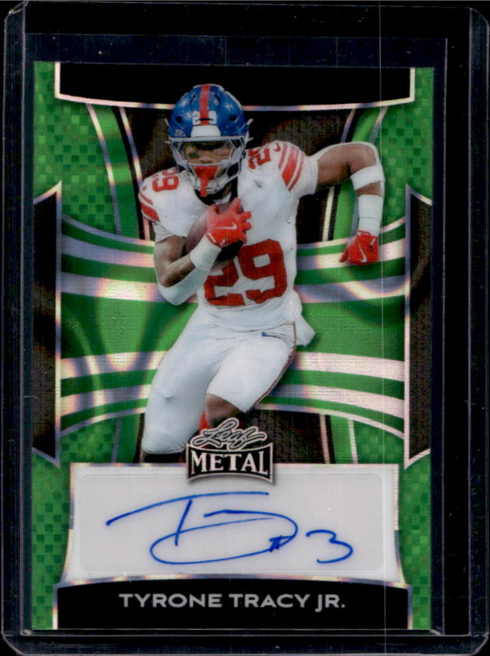 Tyrone Tracy Jr. 2025 Leaf Metal #BA-TTJ Autographs - Lava Green /5 ...
