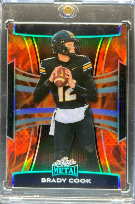 Brady Cook 2025 Leaf Metal #15 Prismatic Fire /1 Price Guide - Sports ...