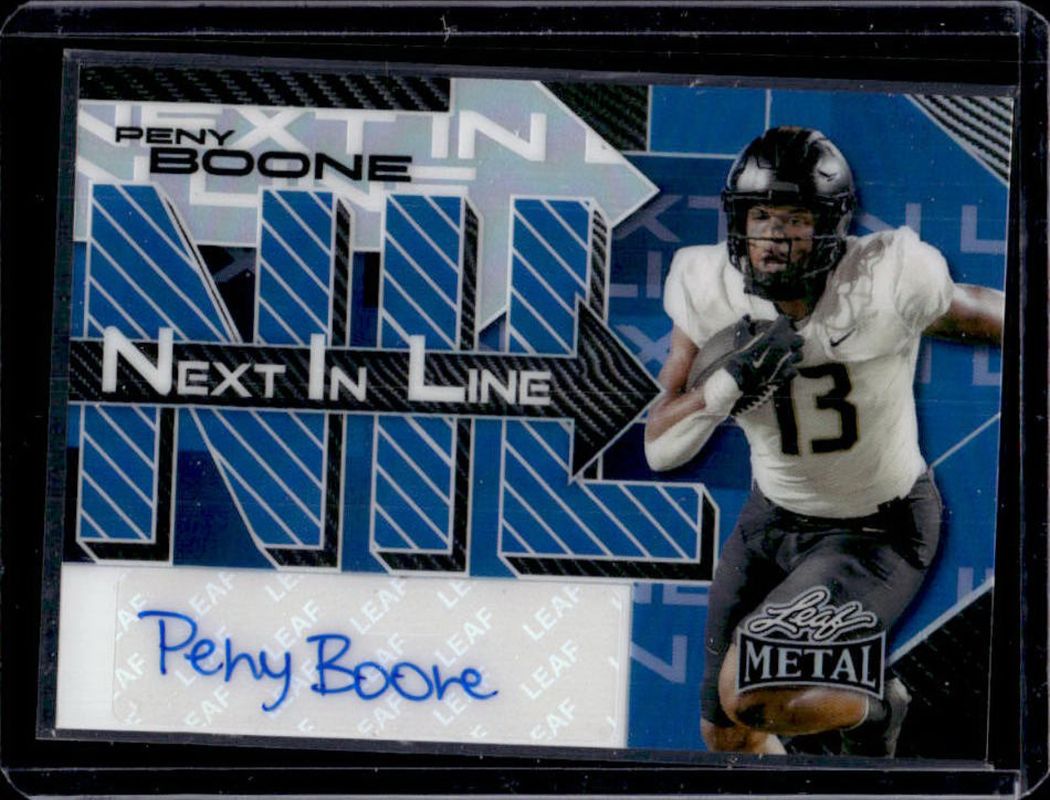 Peny Boone 2025 Leaf Metal #NL-PB1 Next In Line - Prismatic Blue /20 ...
