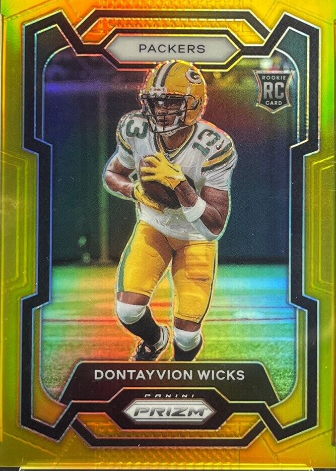 Dontayvion Wicks 2023 Prizm #333 Gold /10 Price Guide - Sports Card ...