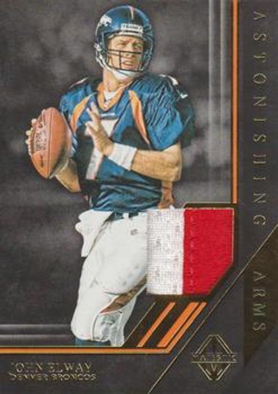 John Elway 2019 Majestic #AA-JE Astonishing Arms - Gold /25 Price Guide ...